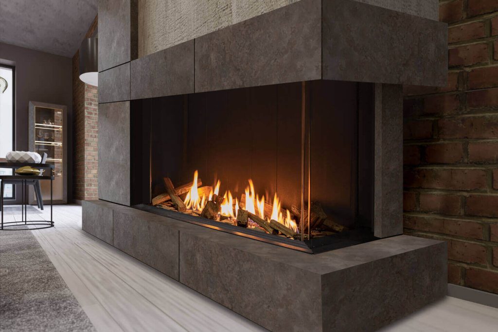 Contemporary Gas Fireplace in Palm Desert, CA